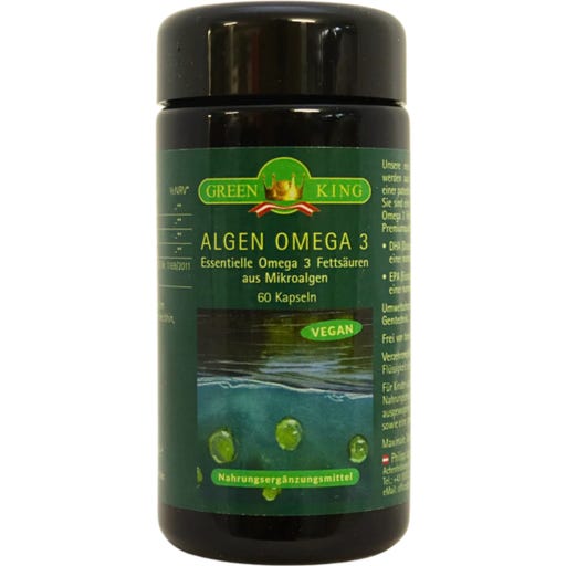 Green King Algae Omega-3, 60 Capsules - Ayurveda 101 Online Shop UK